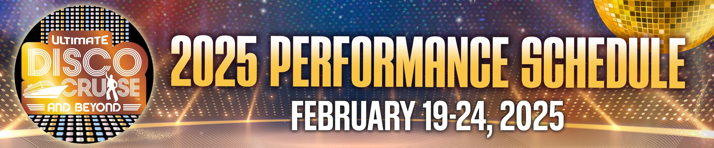 View the Schedule of Events and Directory | Ultimate Disco Cruise